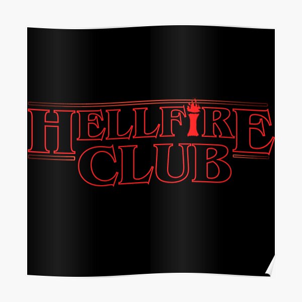 "Hellfire Club Stranger Things" Poster for Sale by Stickerm4ni4 | Redbubble