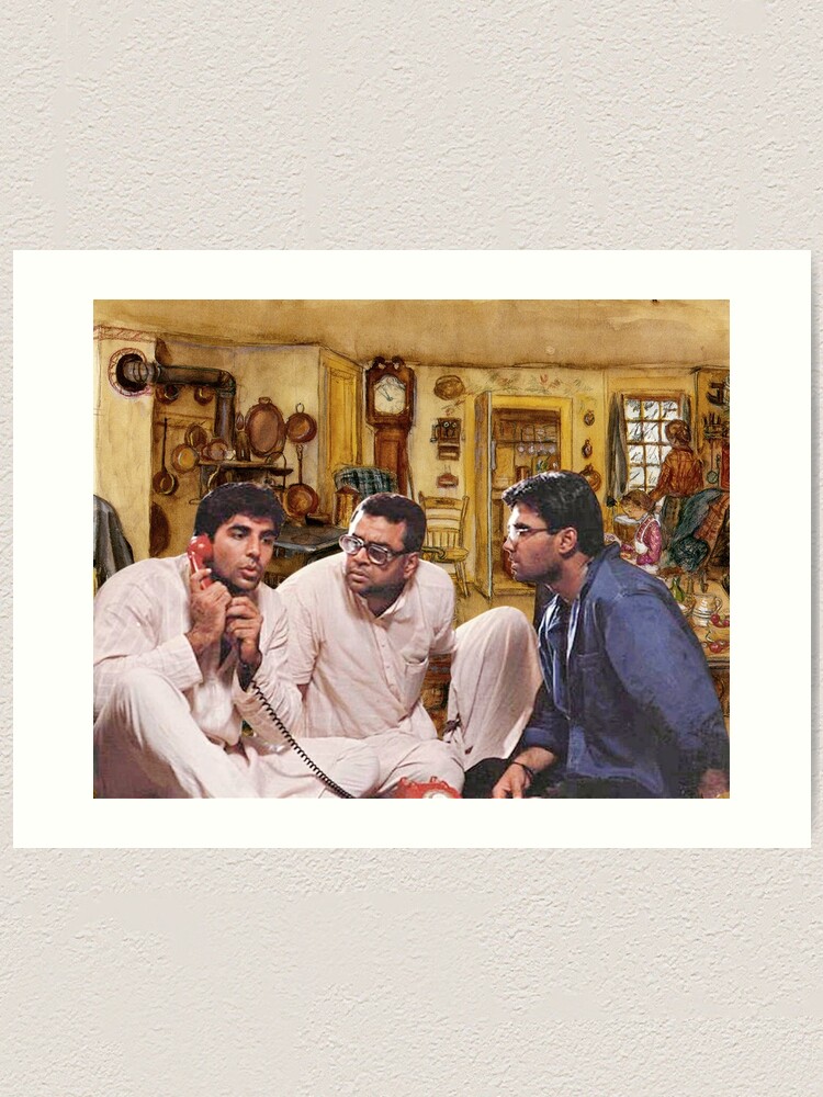 "Hera Pheri x Tasha Tudor" Art Print for Sale by rradiobombayy | Redbubble