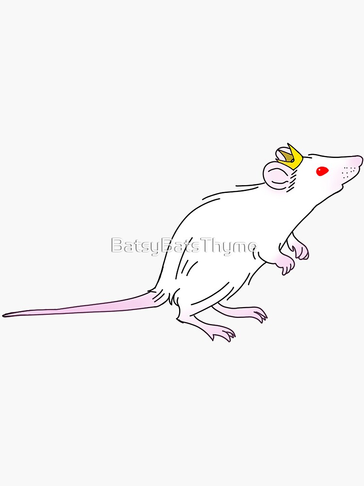 "Rat King" Sticker for Sale by BatsyBatsThyme | Redbubble
