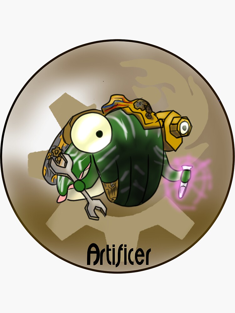 "Chibi Cuttlefish Dungeons and Dragons Artificer" Sticker for Sale by ...