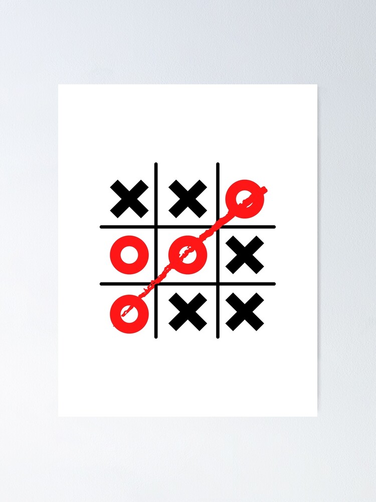 "Tic - Tac - Toe" Poster for Sale by K-illua | Redbubble