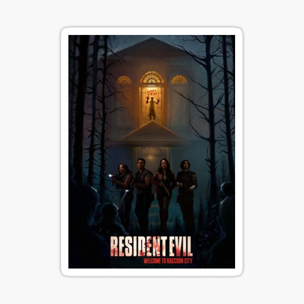 "Resident Evil" Sticker for Sale by badrshop1 | Redbubble