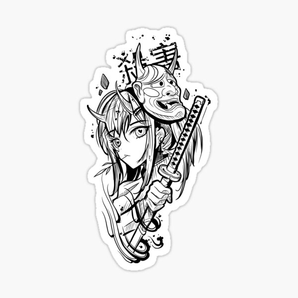 "Asuka" Sticker for Sale by SerhiyGhost | Redbubble