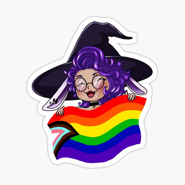 "Meeka Bunny Pride Flag" Sticker for Sale by EraCrow | Redbubble
