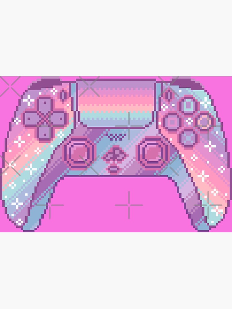 "Playstation 5 Controller Pixel Art" Poster for Sale by AlleenasPixels ...