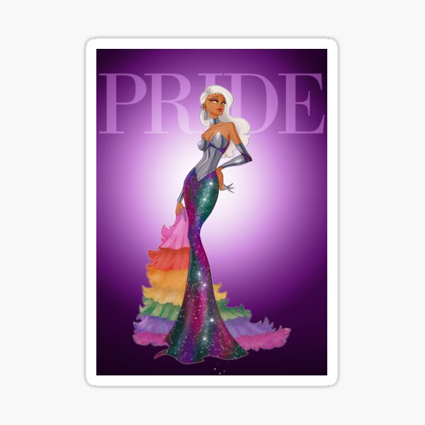 "PRIDE DIVA" Sticker for Sale by sampa2nyc | Redbubble