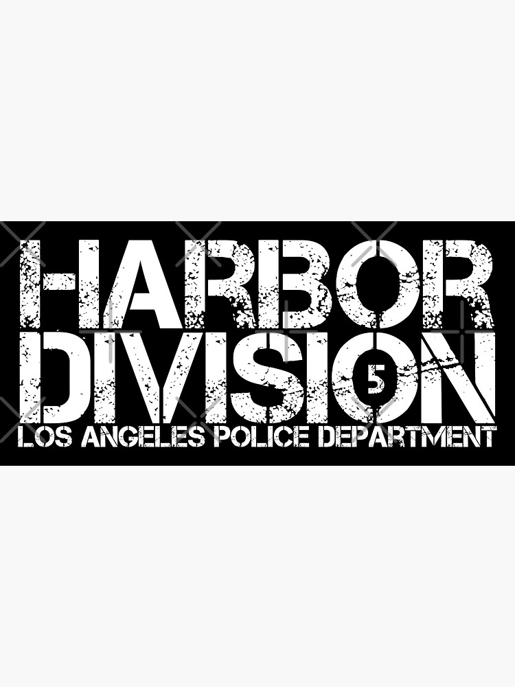"5 Harbor Division 5 LAPD " Sticker for Sale by Chief82 | Redbubble