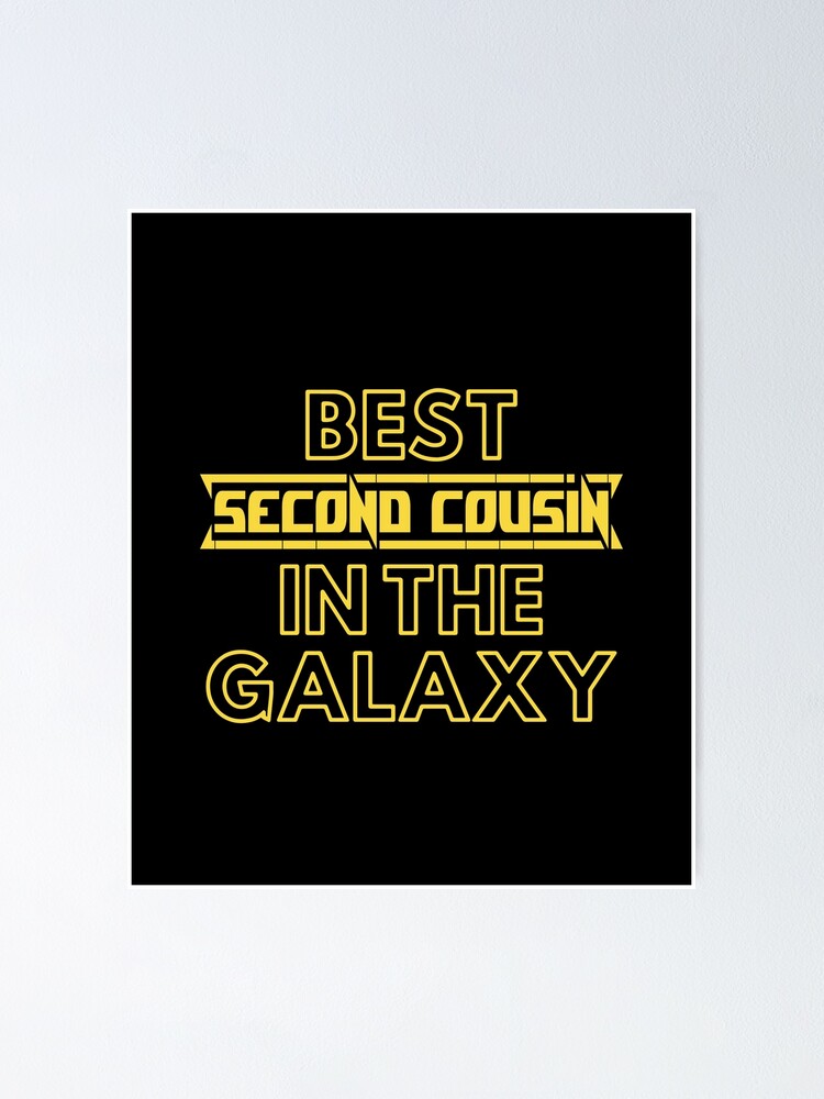 Póster «mejor primo segundo de la galaxia | Linda idea de regalo ...