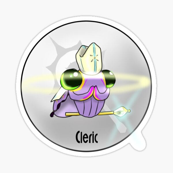 "Chibi Cuttlefish Dungeons and Dragons Cleric" Sticker for Sale by ...