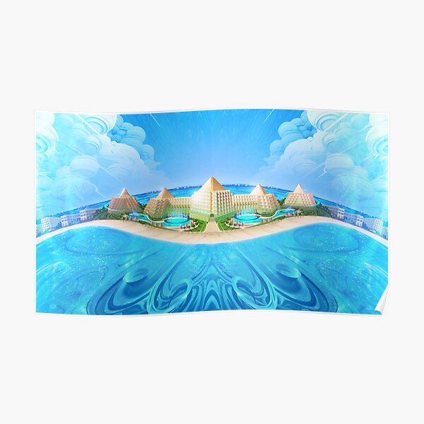 "trippy hotel" Poster for Sale by LupitaR | Redbubble