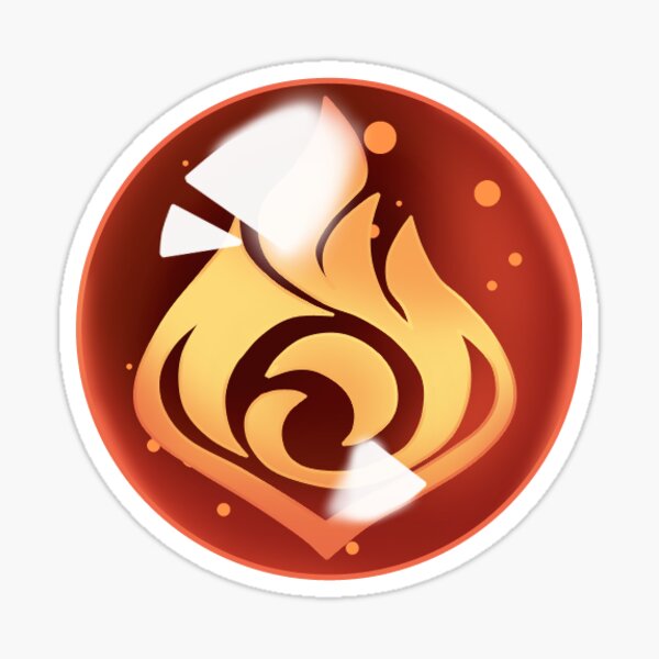 "Pyro Vision" Sticker for Sale by peachyfren | Redbubble