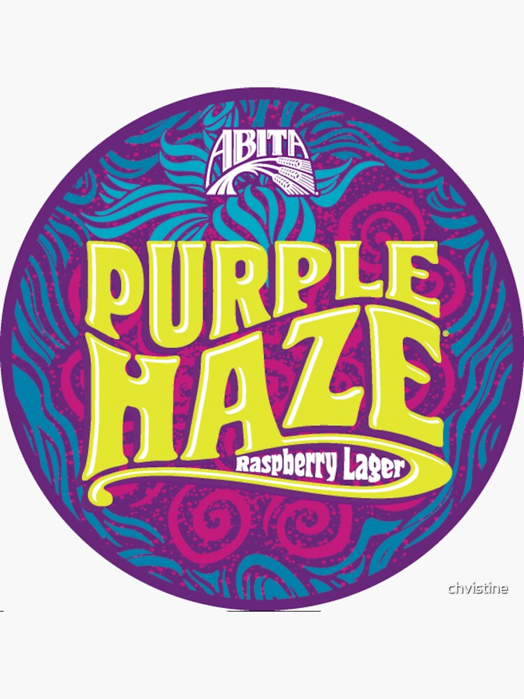 "Purple Haze IPA Logo" Sticker for Sale by chvistine | Redbubble