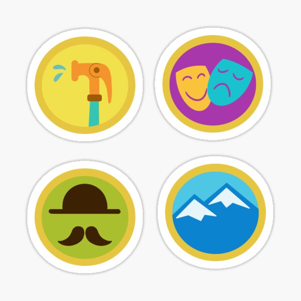 Pegatina «Russell Wilderness Explorer insignias 4» de boroloquis ...