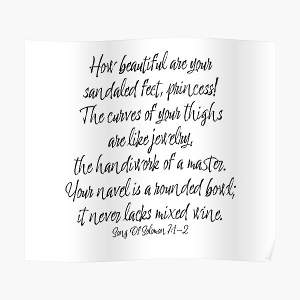 "More Song of Song's Epic Love Poems" Poster for Sale by ASOoC | Redbubble