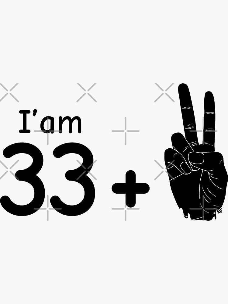 "funny 35th birthday quotes design" Sticker for Sale by itsRIS-store ...