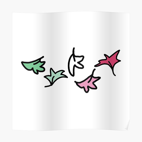 "Abro Heart Stopper Leaves" Poster for Sale by Bambi0102 | Redbubble