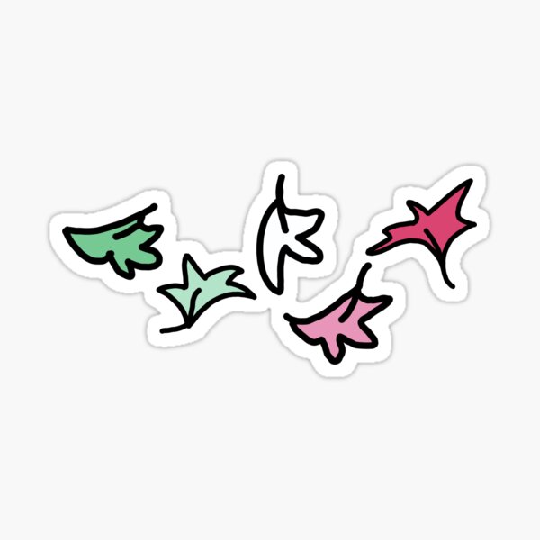 "Abro Heart Stopper Leaves" Sticker for Sale by Bambi0102 | Redbubble