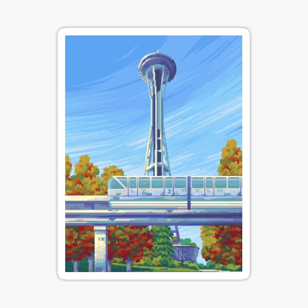 "monorail" Sticker for Sale by myartbytes | Redbubble