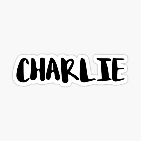 "Charlie" Sticker by FTML | Redbubble