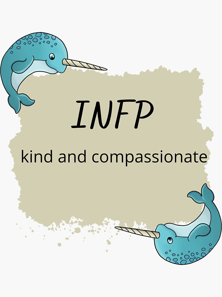 "INFP Spirit Animal" Sticker for Sale by MaryanaKoval | Redbubble