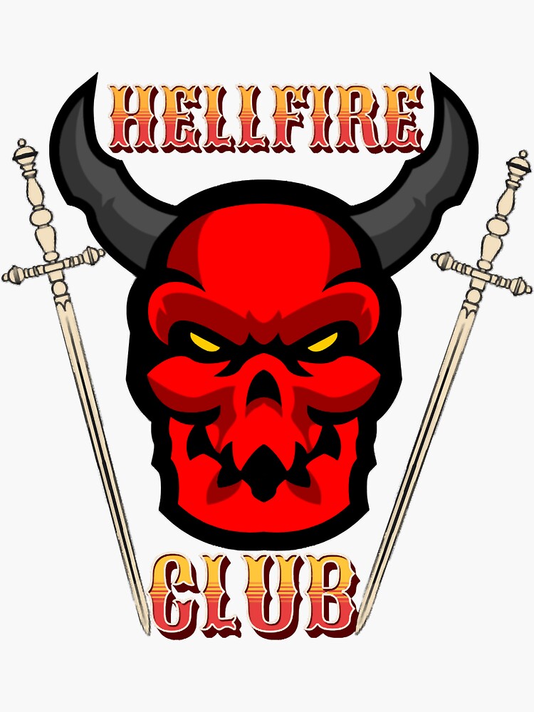 "Hellfire club" Sticker for Sale by EdwardLo2901 | Redbubble