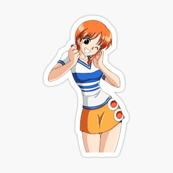 " One Piece Nami " Sticker for Sale by Elyonkoo | Redbubble