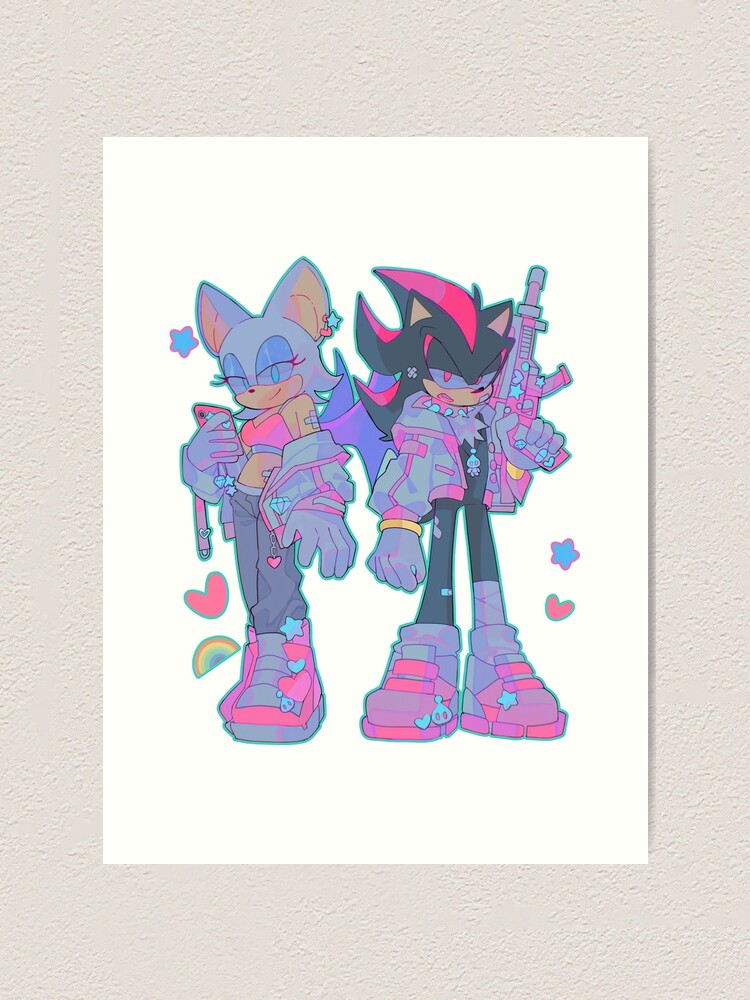 "Shadow The Hedgehog Cute" Art Print for Sale by ClothingFL1 | Redbubble