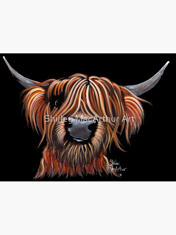 "Highland Hairy Cow ' GIGI ' by Shirley MacArthur" Poster for Sale by ...