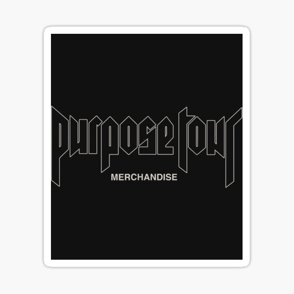 "Purpose Tour" Sticker for Sale by LaurenSims123 | Redbubble