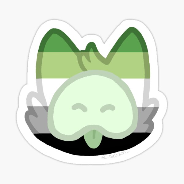 "Aromatic Slimepup" Sticker for Sale by RealOipalYT | Redbubble