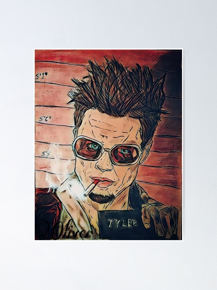 "drawing brad" Poster for Sale by ottilieschmitt | Redbubble
