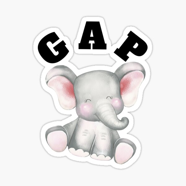 "GAP trend ⭐⭐⭐" Sticker for Sale by kingstyle10 | Redbubble