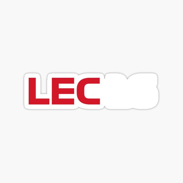 "Charles Leclerc Lec16" Sticker for Sale by Oraunique | Redbubble