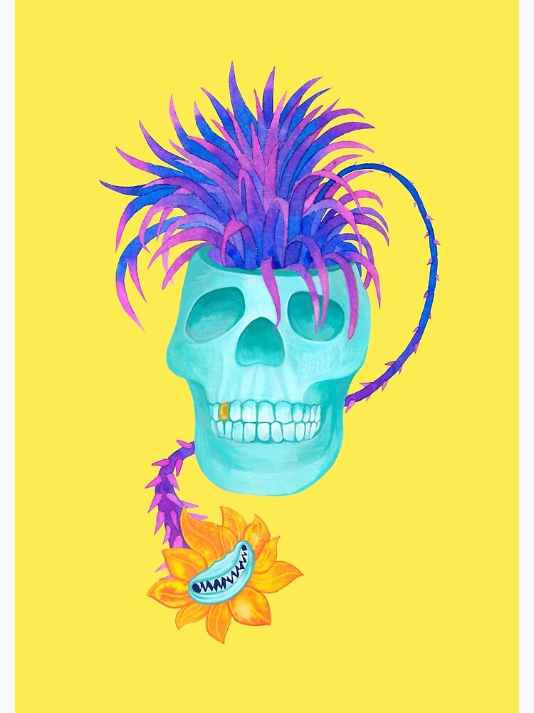"Rad Skull succulent " Poster by Ruta | Redbubble