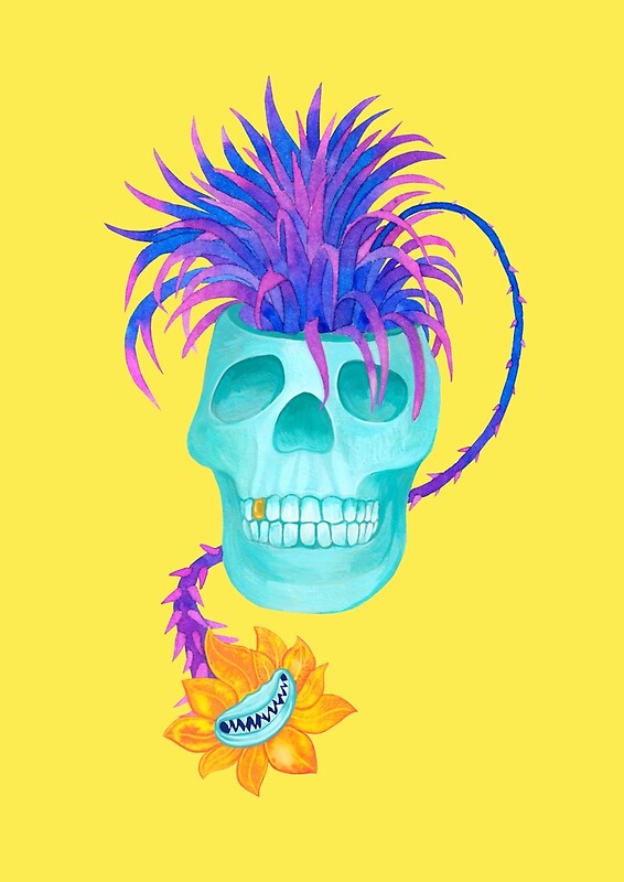 "Rad Skull succulent " by Ruta | Redbubble