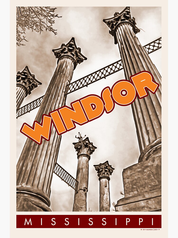 "Windsor" Sticker for Sale by MStyborski | Redbubble