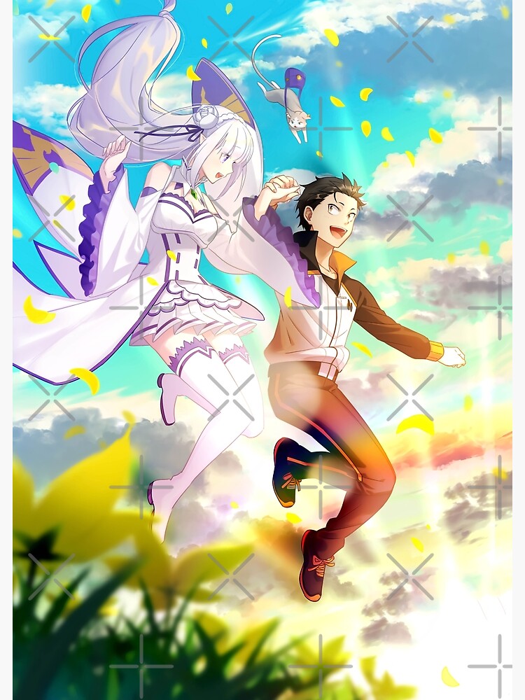 "Natsuki Subaru Re Zero Portrait Art" Poster for Sale by delfinart ...