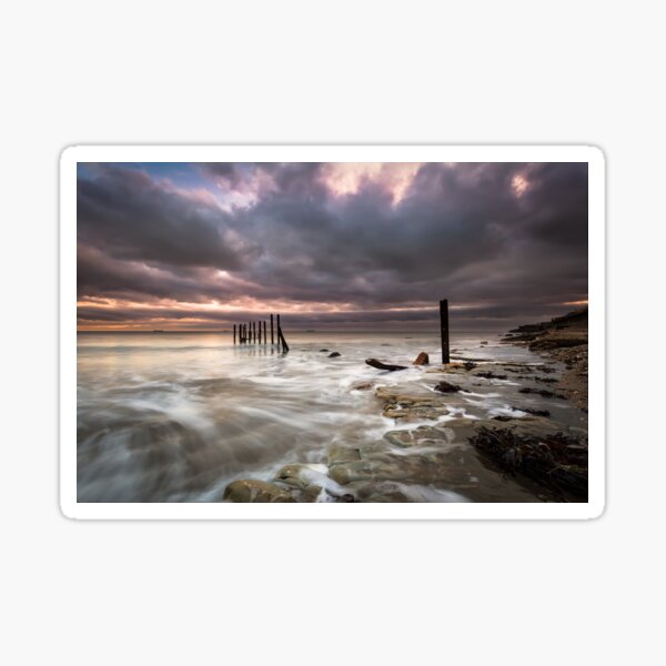 "Black Rock Ledge" Sticker for Sale by manateevoyager | Redbubble