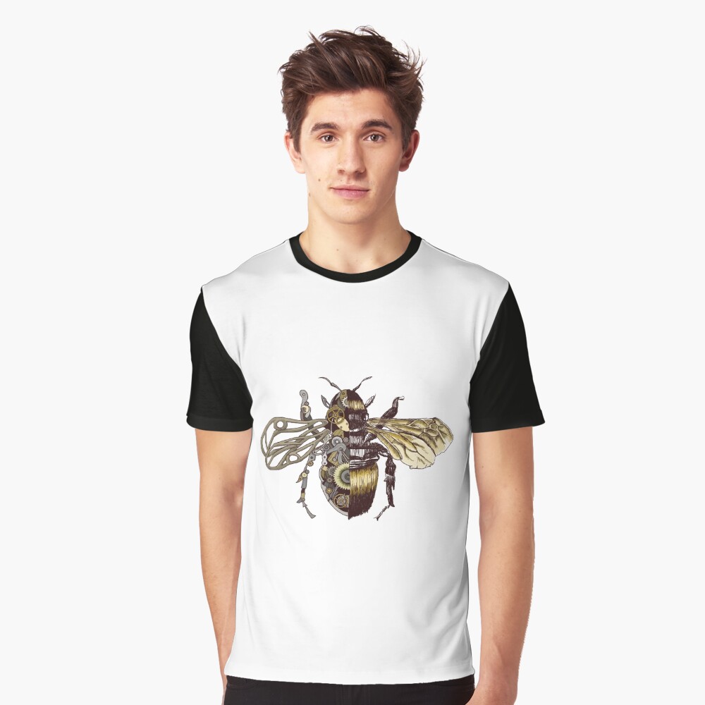 "Clockwork Bee " Sticker for Sale by mainlyruby | Redbubble