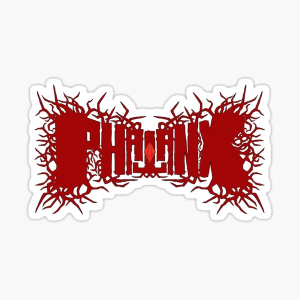 "PHALANX - LOGO" Sticker for Sale by grimmsect | Redbubble