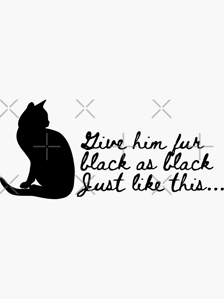 "Hocus Pocus Black Cat Spell" Sticker for Sale by lunabethdesigns ...