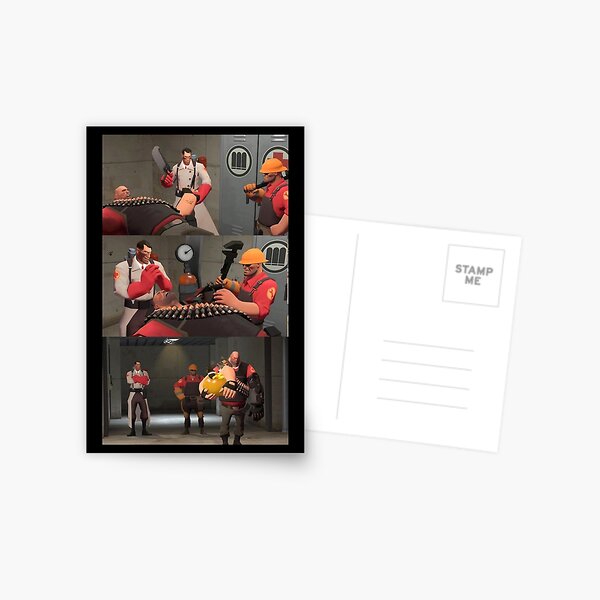 "Scout tf2 sfm retro" Postcard for Sale by Sarah971 | Redbubble