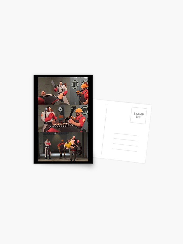 "Scout tf2 sfm retro" Postcard for Sale by Sarah971 | Redbubble