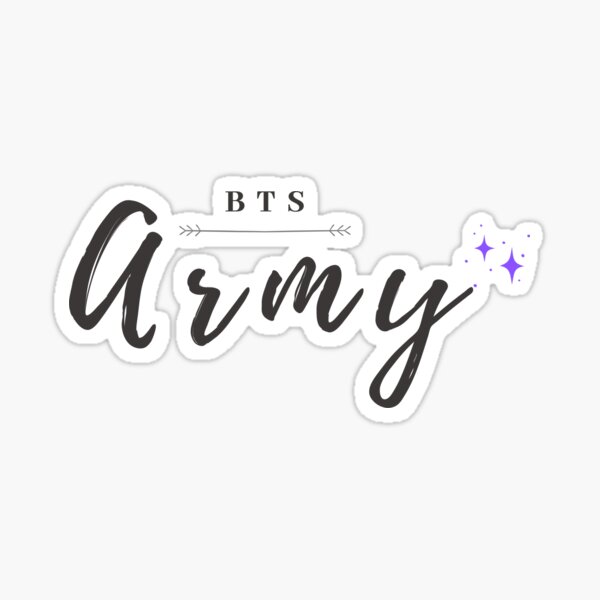 "BTS Army Inspired" Sticker for Sale by Winterlock | Redbubble