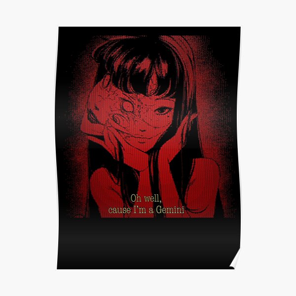"Edgy anime girl" Poster for Sale by Sarah971 | Redbubble