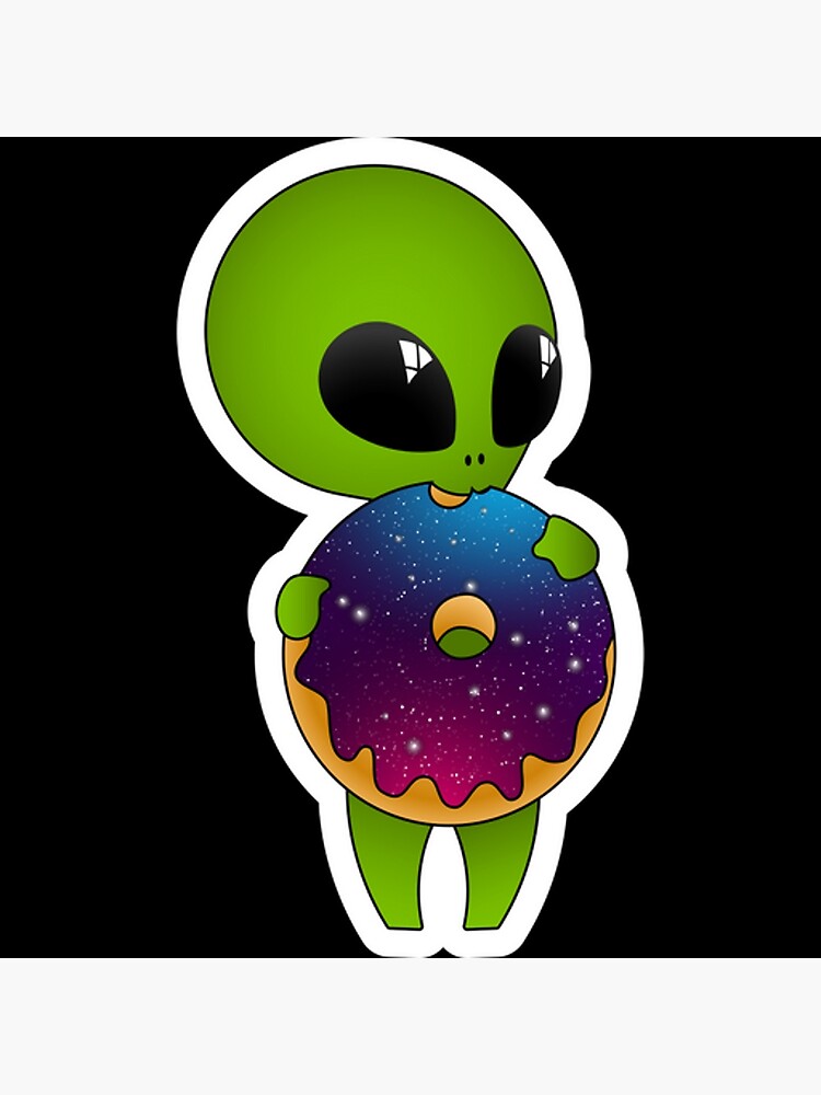 "cute alien donut" Poster for Sale by bowenfred38 | Redbubble