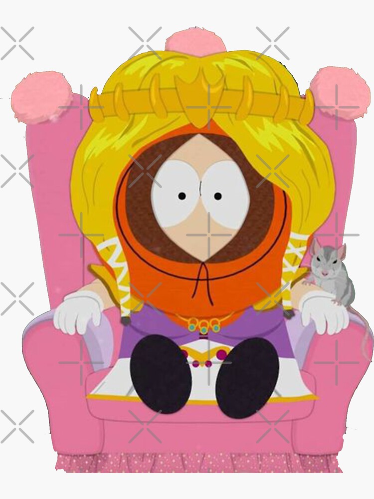 "Princess Kenny" Sticker for Sale by Stickers By Bri | Redbubble