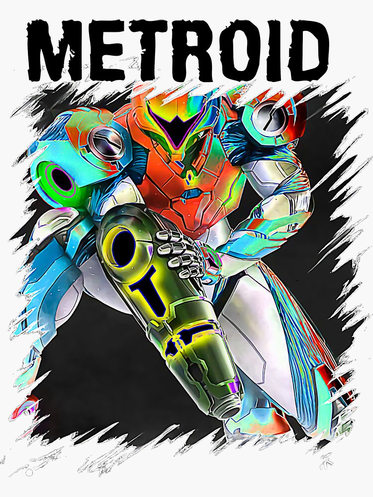"Metroid Metroid Metroid Metroid gift" Sticker for Sale by Fraenkeeen ...