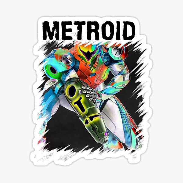 "Metroid Metroid Metroid Metroid gift" Sticker for Sale by Fraenkeeen ...