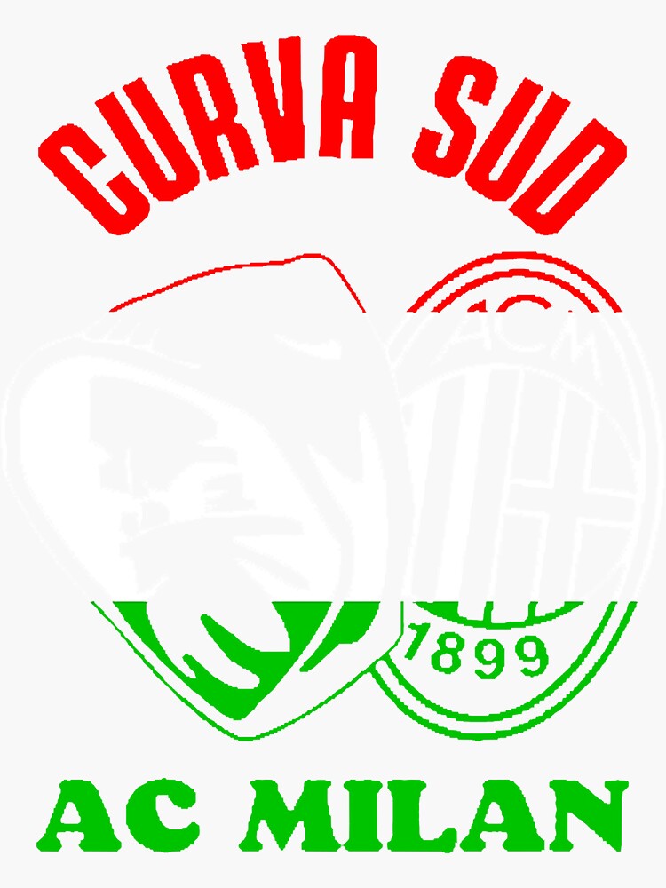 "Ac milan" Sticker for Sale by YounanEdoardo | Redbubble